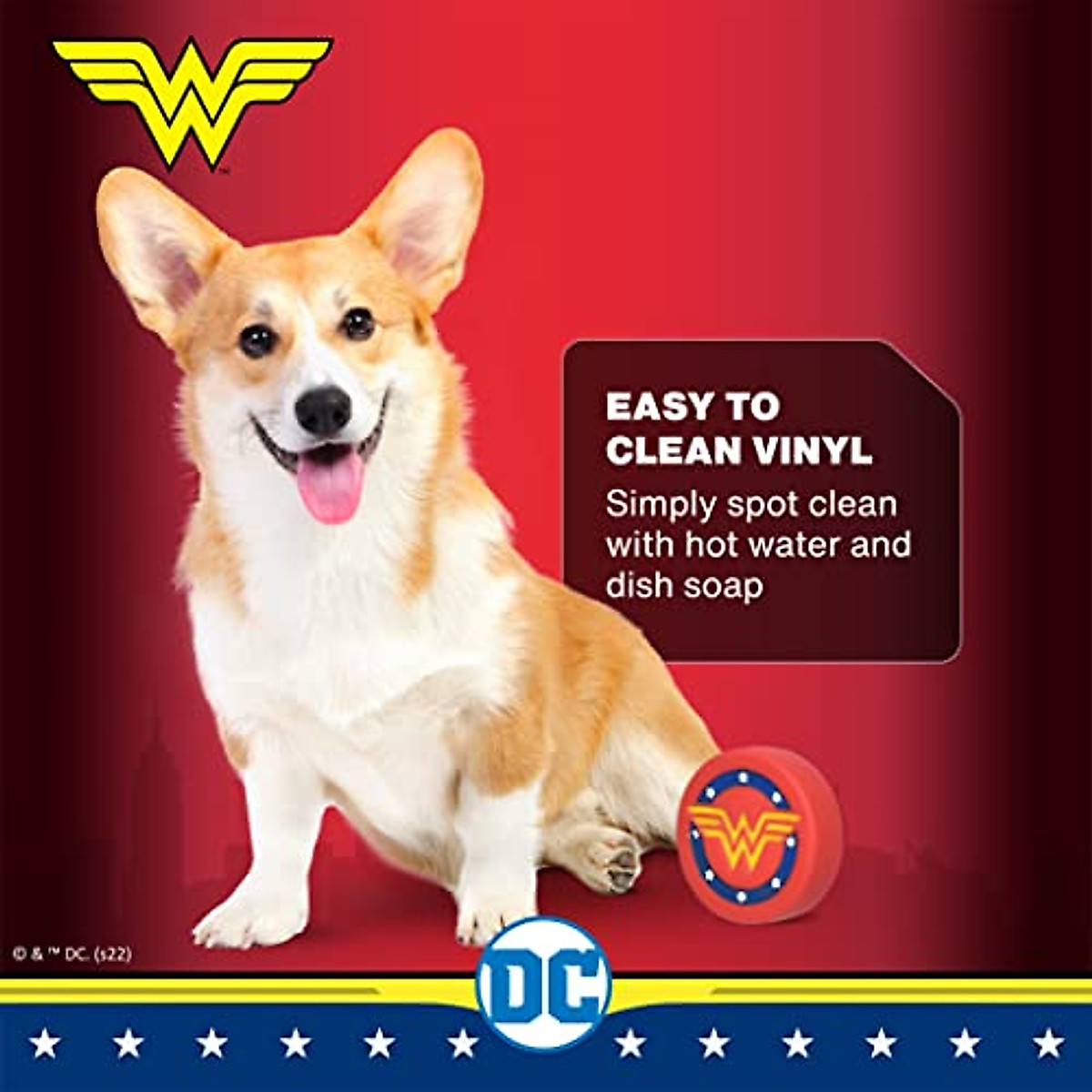 DC Comics Wonder Woman Dog Costume XSmall | Best DC Wonder Woman Halloween Costume for Extra Small Dogs | Official Wonder Woman Dog Costume for Pets Halloween, Dog Halloween Costume
