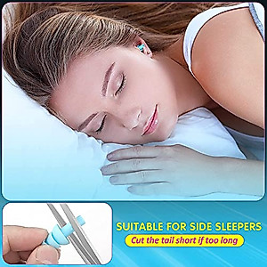 Edwinn Soft Ear Plugs for Sleeping Noise Cancelling, 4 Pairs Earplugs for Snoring, Work, Concerts, Motorcycles, Shooting, Travel, Airplane, Swimming, Noise Reduction Earplug, 23dB Silicone Ear Plug