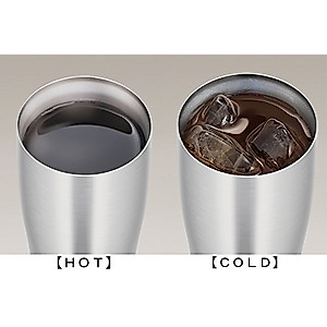 Thermos JDE-420 S Vacuum Insulated Tumbler, 14.2 fl oz (420 ml), Stainless Steel