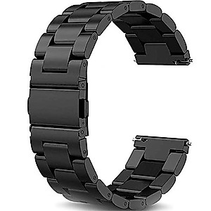 Garmin Vivoactive 4 Smartwatch (Black/Stainless) 010-02174-11 w/Additional Metal Band