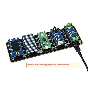 Waveshare 4xPorts Quad GPIO Expander Supports USB External Power Supply for Raspberry Pi Pico Series Motherboard