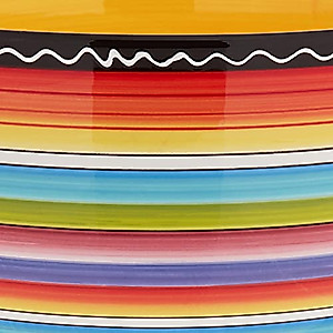 Certified International Tequila Sunrise Deep Bowl, 10.75 by 5.5-Inch,Green