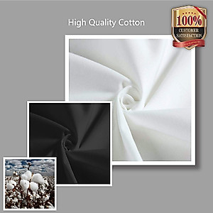 TOPDesign 1 | 3 | 6 | 12 | 24 Pack Super Strong Large 12oz Cotton Canvas Tote Bag, Reusable Grocery Shopping Cloth Bags, Fashionable Two-Tone Bags for Crafts, DIY Your Creative Designs (Pack of 1)