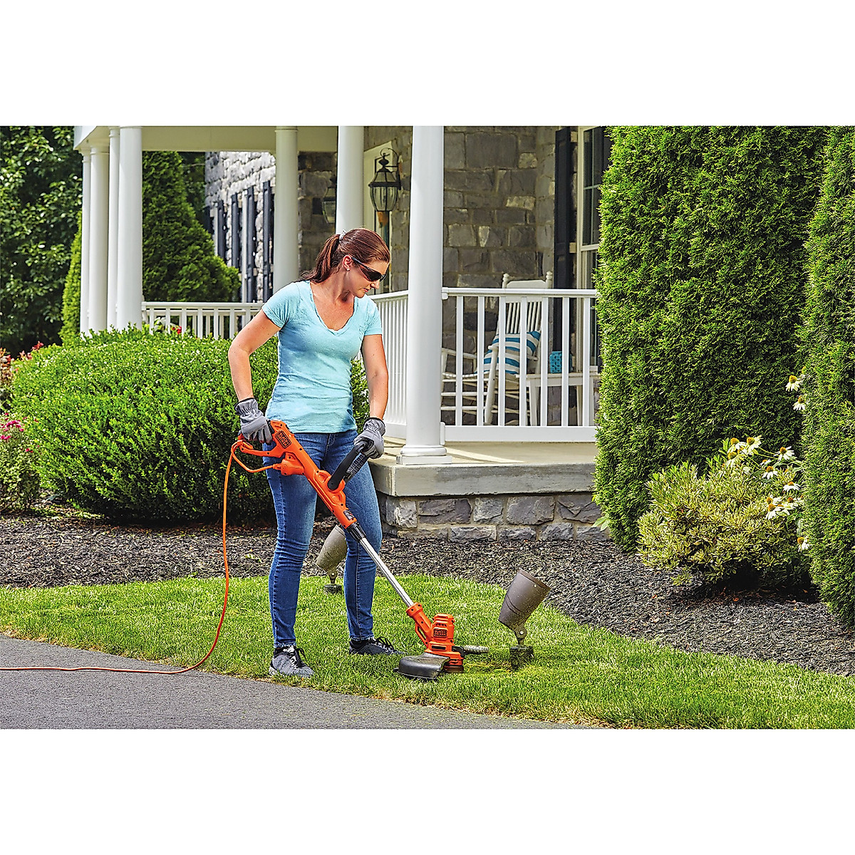 BLACK+DECKER String Trimmer, Electric, 14-inch (BESTE620)