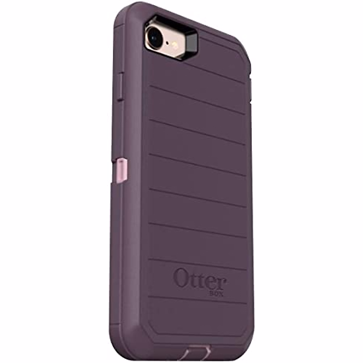 OtterBox DEFENDER SERIES Case for iPhone SE (2nd Gen - 2020) & iPhone 8/7 (NOT PLUS) - Retail Packaging - PURPLE NEBULA (WINSOME ORCHID/NIGHT PURPLE)