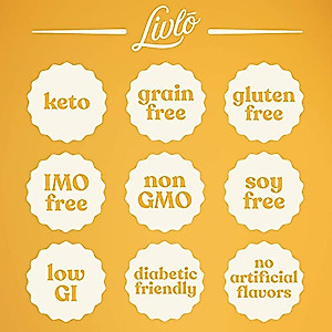 Livlo Keto Biscuit & Bread Mix - Low Carb & Gluten Free Baking Mix - 2g Net Carbs - Fast, Easy and Delicious Keto Friendly Food - 10 Servings - Classic Butter Biscuits