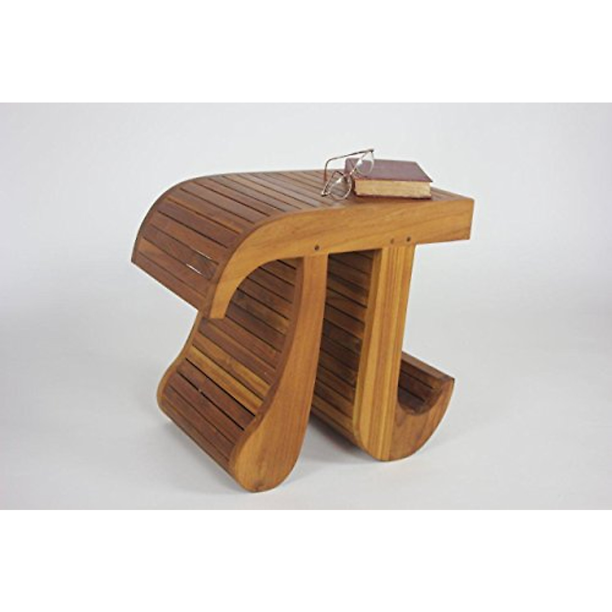 AquaTeak Patented Pi-Shaped Teak Bench