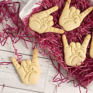Rock Hand Sign cookie cutter, 1 piece - Bakerlogy