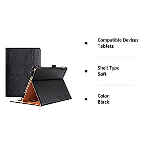ProCase iPad 9.7 Case 2018/2017 iPad Case - Stand Folio Cover Case for Apple iPad 9.7 Inch, Also Fit iPad Air 2/ iPad Air -Black
