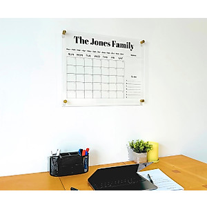 Custom Family Calendar Personalized Wall Calendar - Personalized Calendar 2024, Two Month Planner Family Calendar 2024 Calendar Marker (24"x18", Extra Package)