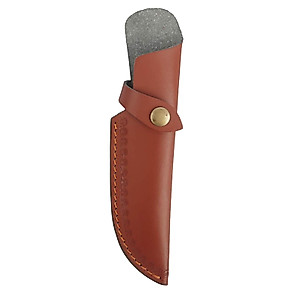 Morezing Hunting Fix Blade Knife Sheath Leather Cover for 4.5 inch to 5 inch Blade Knives - Brown