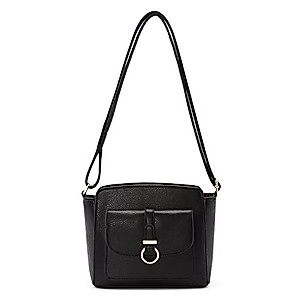 LA TERRE Lightweight Medium Crossbody Bags for Women, Small Crossbody Handbags Vegan Leather Shoulder Bag Purses