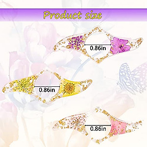 3 Pieces Book Page Holder-Dried Flower Resin Thumb Book Holder-Handmade Resin Holders Light Weight Book Opener Bookmarks Book Reading Accessories for Teachers Book Lovers