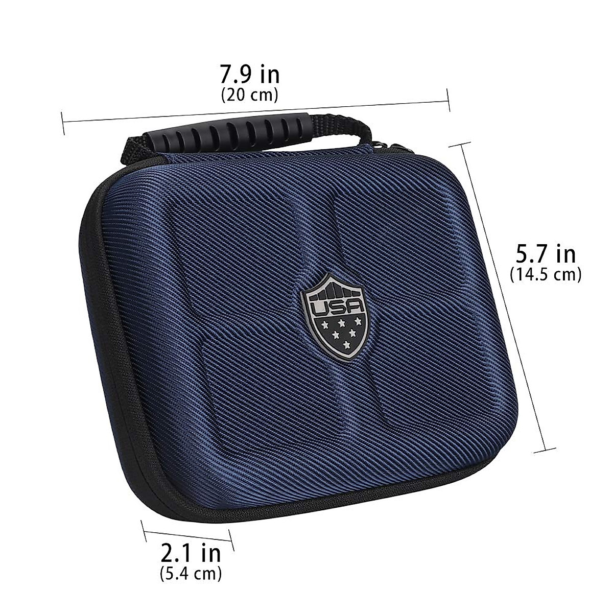 LZFAN Swing Caddie sc300i Golf Launch Monitor Case 7.9 x 5.7 x 2.1 in Travel Case Compatible for Remote, USB Cable & Accessories