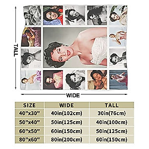 Dorothy Music and Dandridge Blanket Soft Warm Flannel Fleece Blanket Throw Blankets for Bed Couch 80"x60"