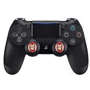 Wogame 2PCS Silicone Analog Thumb Stick Grips Joystick Cover Cap for PS5 PS4 Pro PS3 Controller Thumbstick Cap for Xbox 360 Xbox One Slim X Elite Switch Pro Controller (Spiderman)