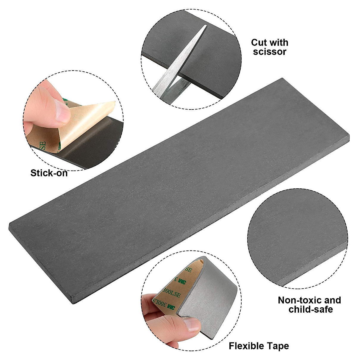 Stick-on Flex Derby Car Weight Adjustable Derby Car Weight Tape for Increasing Speed Derby Car Race(3 Ounces)