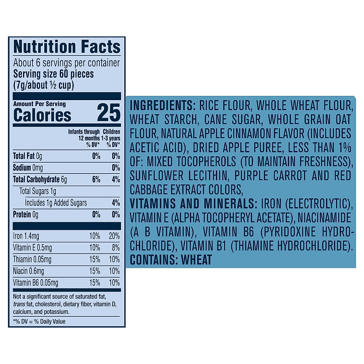 Gerber Graduates Puffs Cereal Snack, Apple Cinnamon, 1.48 Ounce