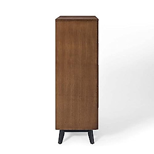 Modway Kali Mid-Century Modern Wood Chest in Walnut