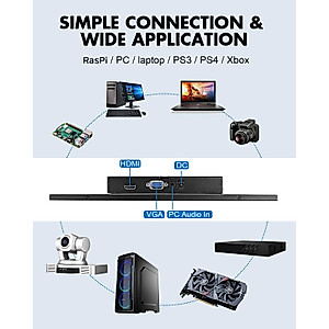 Eyoyo 2K Small Monitor 12 Inch QHD 2160x1440, Thin IPS HDMI Screen CCTV Security Monitors VGA Portable Monitor for Laptop PC Computer PS4 PS5 Switch 4B/3B+/3B Windows 7/8/10