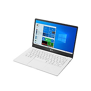 LG Ultra PC 13U70P - 13" Full HD (1920x1080) IPS Ultra-Lightweight Laptop, Ryzen 7 4700U CPU, AMD Radeon Graphics, 16GB RAM, 256GB SSD, 14.5 Hours Battery, White - 2021