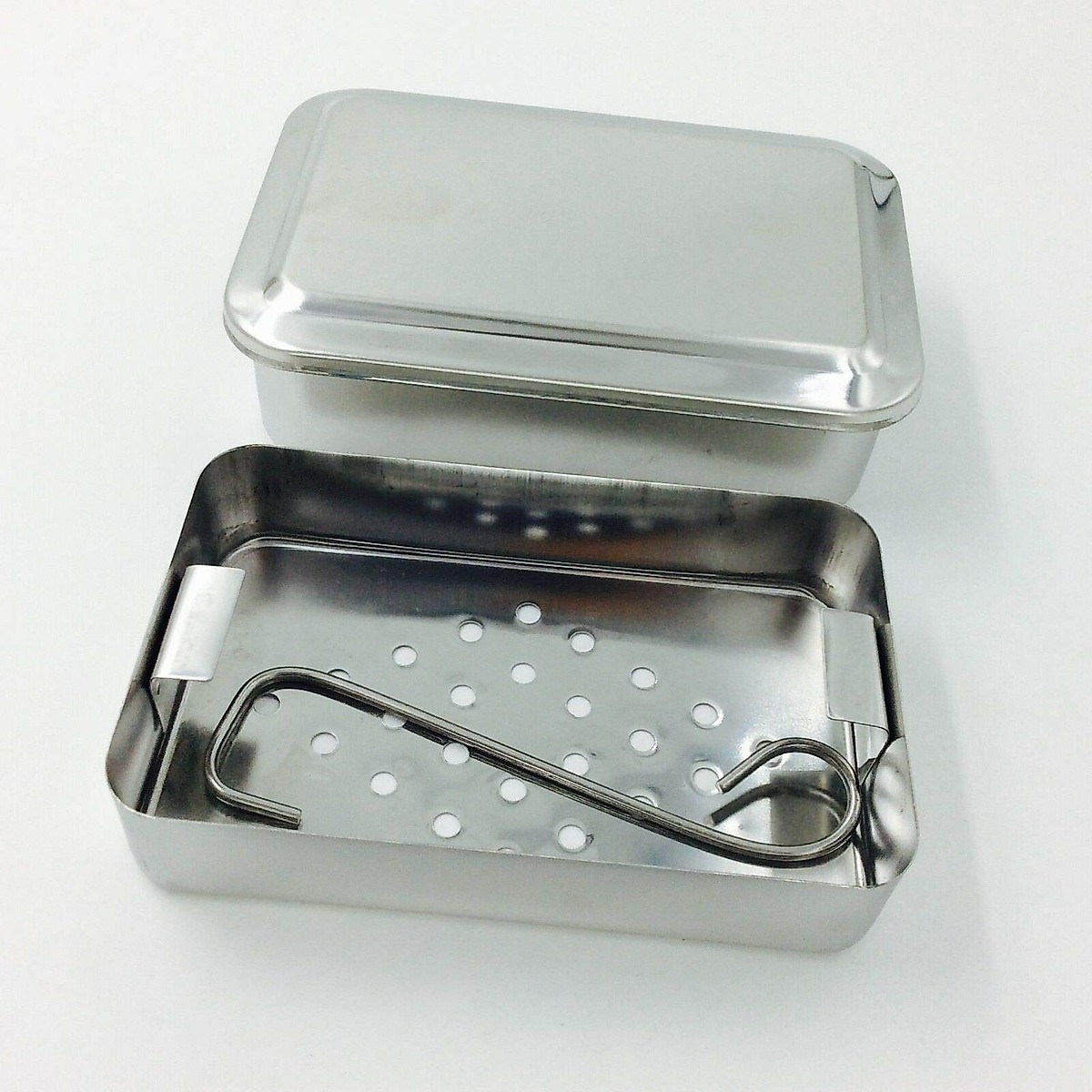 15cm Stainless Steel Instruments Tray case Immersion Disinfection Tray
