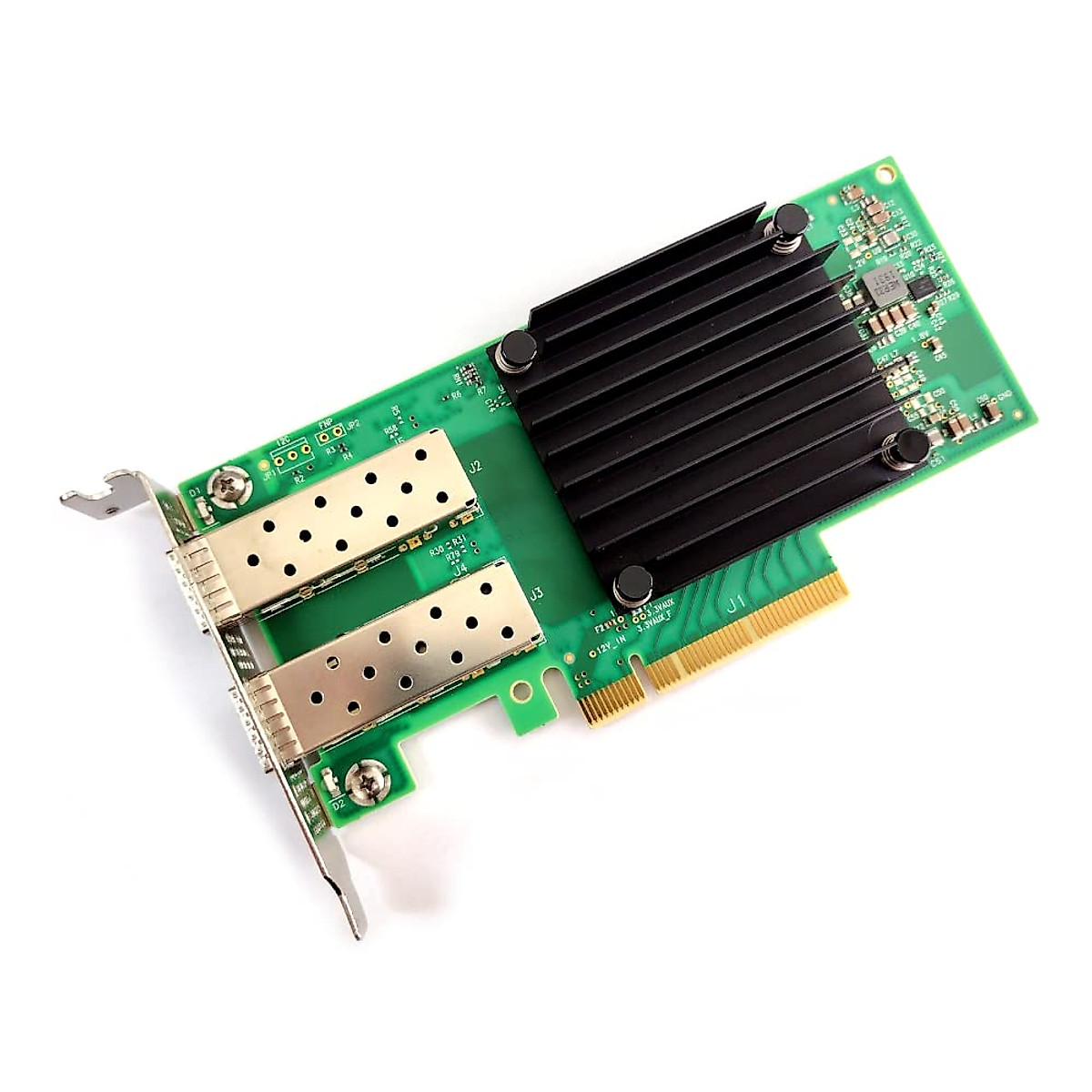 Mellanox Technologies MCX512A-ACAT CONNECTX-5 EN Network Interface Card, 25GBE Dual-Port SFP28, PCIE3.0 X8, Tall BR