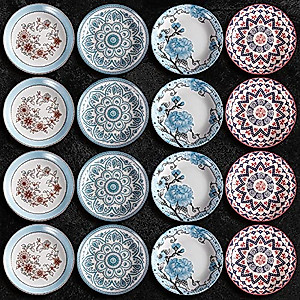 Artena Pasta Bowls 20oz, Large Salad Serving Bowls, 10 inch White Soup Bowls, Porcelain Pasta Bowls Set of 4 & Pasta Bowls Set Of 4, 24oz Porcelain Salad Bowls, 8 Inch Bowls For Kitchen