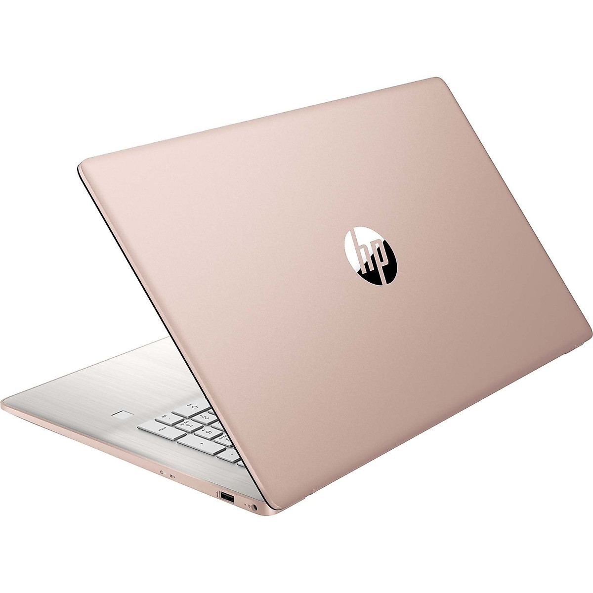 2022 HP Pavilion Laptop, 17" HD+ (1600 x 900) LED Display, AMD Athlon Silver Processor, Radeon Graphics, 16GB RAM, 1TB PCIe SSD, Fingerprint Reader, Wi-Fi 6, BT 5.0, Windows 10, Rose Gold (Renewed)