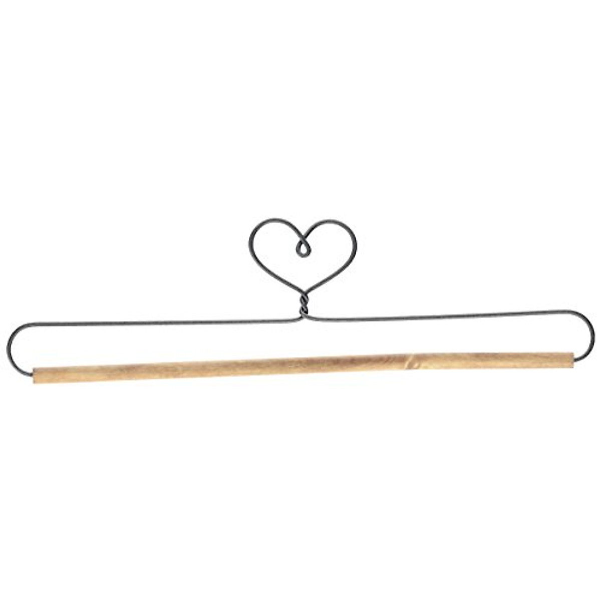 Ackfeld 66770 Heart with Stained Dowel Holder, 12", Single Heart, 12"