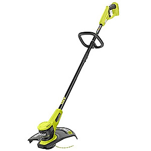 RYOBI ONE+ 18V Cordless Battery String Trimmer and Blower Combo Kit (2-Tools) with 4.0 Ah Battery and Charger