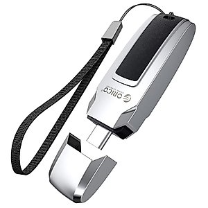 ORICO 405 MB/s Flash Drive 128GB, Memory Stick USB3.2 Reading Thumb Drive with Keychain USB Flash Drive Metal USB Drive Data Storage Compatible with Computer/Laptop（UFSD）