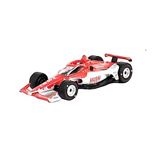 Greenlight 11581 2023 Indianapolis 500 Podium 3-Car Set #2 Josef Newgarden, 8 Marcus Ericsson, 14 Santino Ferrucci 1:64 Scale Indy 500 in Diorama Display Box