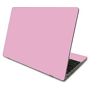 MightySkins Skin Compatible with Samsung Chromebook 4 (2021) 11.6" - Solid Pink | Protective, Durable, and Unique Vinyl Decal wrap Cover | Easy to Apply, Remove, and Change Styles | Made in The USA