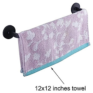 Magnetic Towel Holder Towel Rack Adjustable Towel Bar for Bathroom Wall Mounted Towel Holder Bathroom Towel Rod Towel Holder Dishwasher Towel Holder Sink Laundry Washing Machine Towel Bar Black Towel