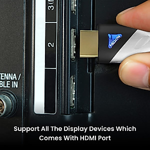 Aurum Ultra 4K HDMI Cable 25 ft Braided High-Speed HDMI Cord Supports TV, Gaming, Ethernet, HDR, ARC, UHD, 3D, HDTV, 10.2 Gbps Compatible with PC, Laptop PS3, PS4, Xbox, Roku, Blue-ray, 2 Pack