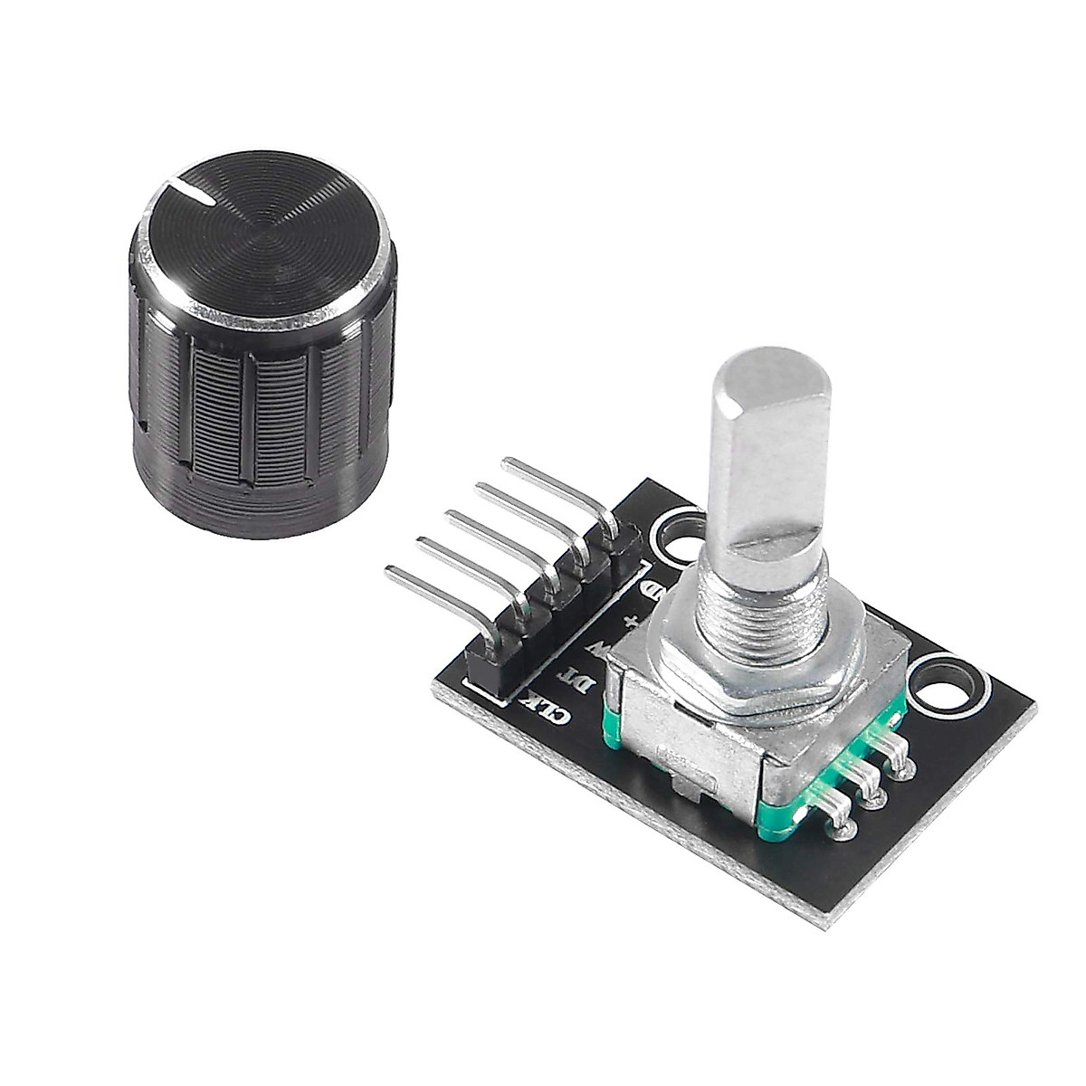 MELIFE 8pcs KY-040 Rotary Encoder Module Brick Sensor Development Board with Knob Cap DIY Kit for KY-040