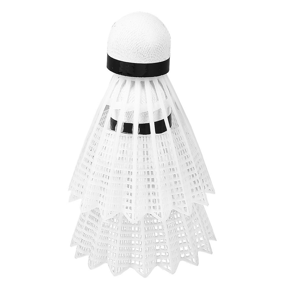 Dioche 12-Pack Nylon Shuttlecocks, White Badminton Shuttlecocks, Badminton Balls, Sports Hight Speed Training Badminton Birdies