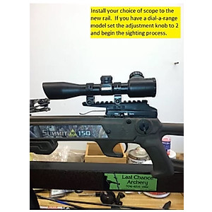 Horton Crossbow Scope Mount,black