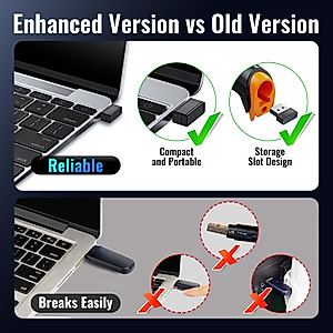 Tera Barcode Scanner Wireless 1D Laser Cordless Barcode Reader with Battery Level Indicator, Versatile 2 in 1 2.4Ghz Wireless and USB 2.0 Wired