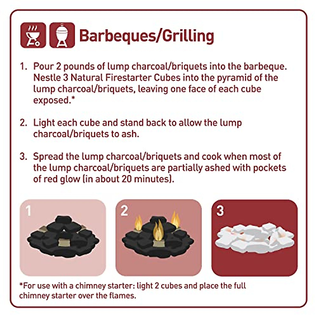 ZIP Natural Firestarters 24 Cubes