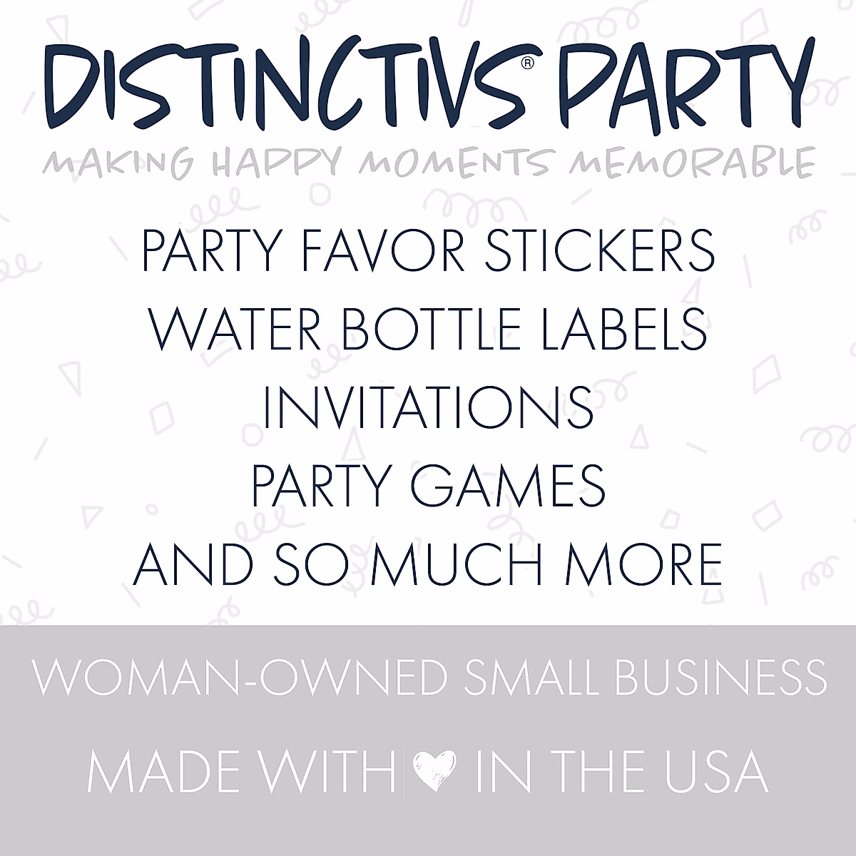 DISTINCTIVS Little Cutie Baby Shower Party Invitations - 10 Cards with Envelopes
