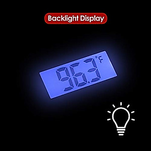 GAISTEN Meat Thermometer, Digital Food Thermometer Oven Grilling Safe, Dual Probes Cooking Thermometer with Alarm Function Backlight for Meat, Food, Liquid, Smoking, Frying, Baking, BBQ