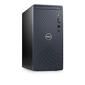 Dell Inspiron 3910 Desktop Computer Tower - 12th Gen Intel Core i5-12400, 16GB DDR4 RAM, 256GB SSD + 1TB HDD, Intel UHD Graphics 730, WiFi 6, HDMI, Bluetooth, USB-C, Windows 11 Home - Blue