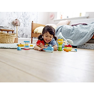 LEGO DUPLO Classic Heart Box, First Bricks Building Toy, Educational Activity and Development Set, Early Learning Toys for Toddlers 1.5-3 Years Old, 10909