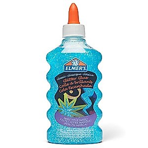 Elmer's 2022912 Liquid Glitter Glue, Washable, Blue, 6 Ounces, 1 Count