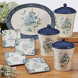 Certified International Bohemian Blue 24 oz. Soup/Cereal Bowls, Set of 4, Multicolor