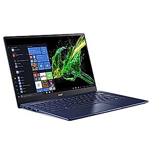 Acer Swift 5 Ultra-Thin & Lightweight Laptop, 14" Full HD IPS Touch, 10th Gen Intel Core i7-1065G7, 8GB LPDDR4, 512GB PCIe NVMe SSD, FP Reader, Wi-Fi 6, Back-lit Keyboard, Windows 10, SF514-54T-76PY