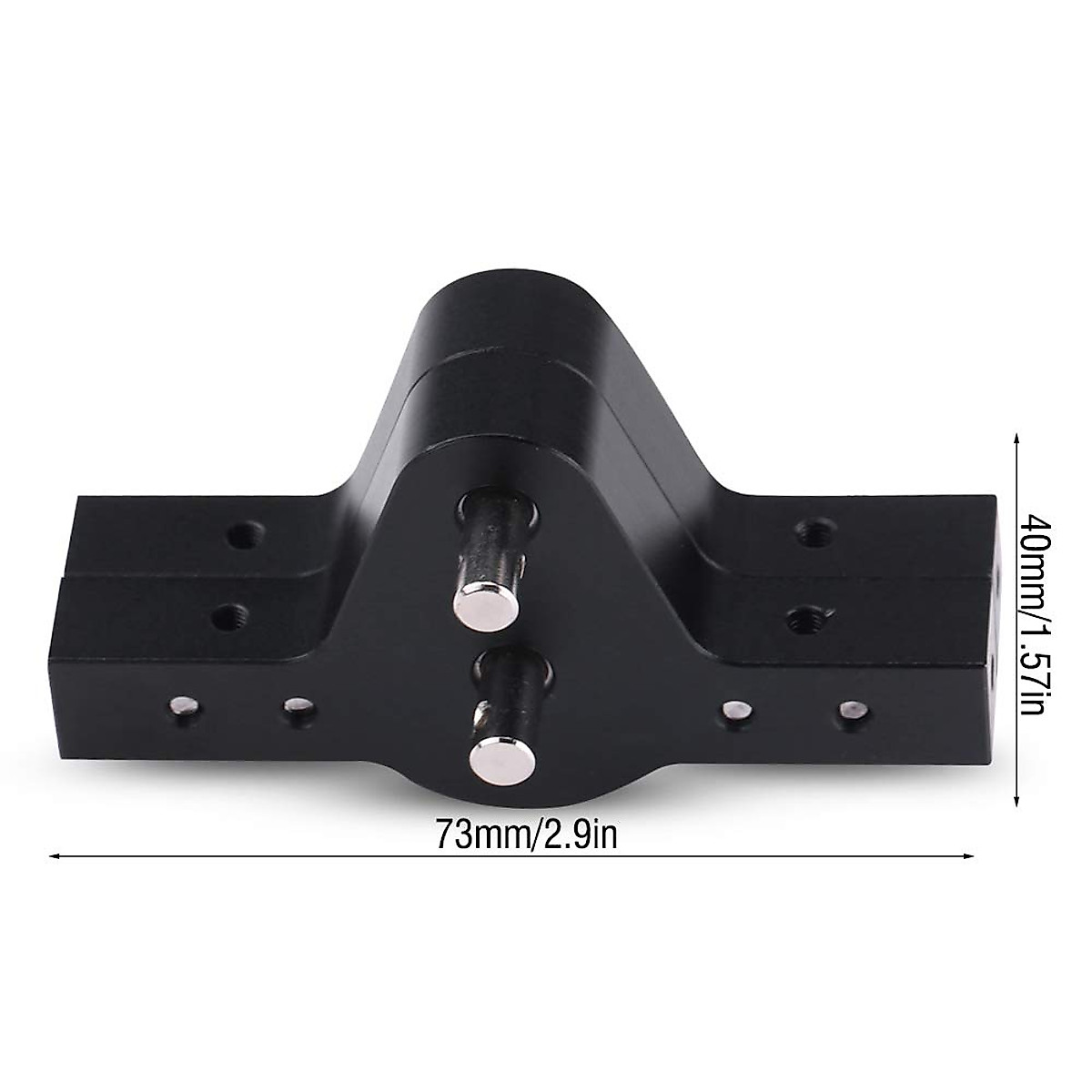 Dilwe RC Transfer Case, Metal Transfer Case for 1/10 D90 D110 Axial SCX10 RC Crawlers CarsModel car accessories