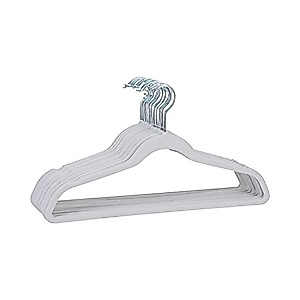 HangAroma Non-Slip Scented Velvet Hangers - Heavy Duty Clothes Hanger - Ultra Thin Space Saving 360 Degree Swivel Hook - Ideal for Coats, Jackets, Pants, & Dress - Cotton Blossom - 6 Pack